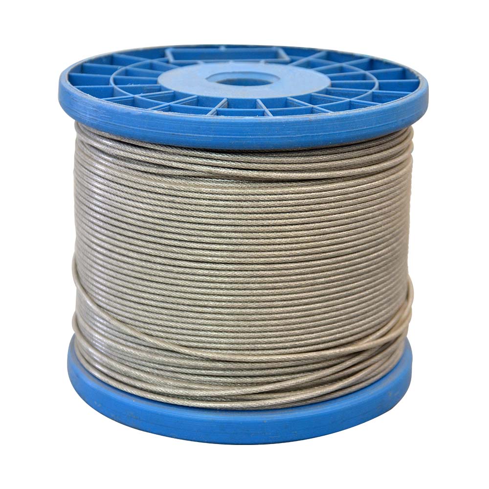 Cable acero galvanizado 6 x 7 Rollo 200 mts 3/32" - JEN SA