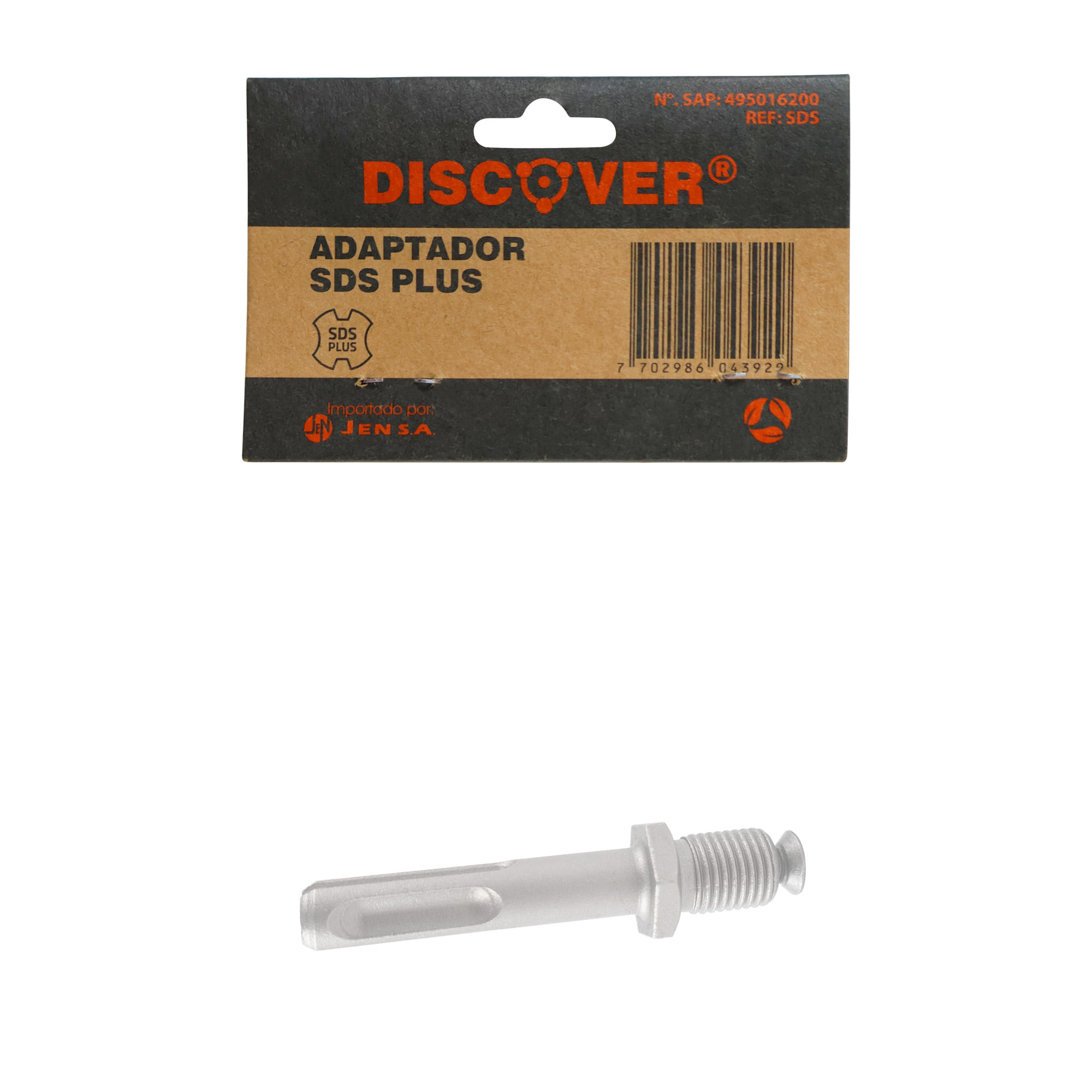 Adaptador SDS-Plus rosca 1/2" Discover - JEN SA